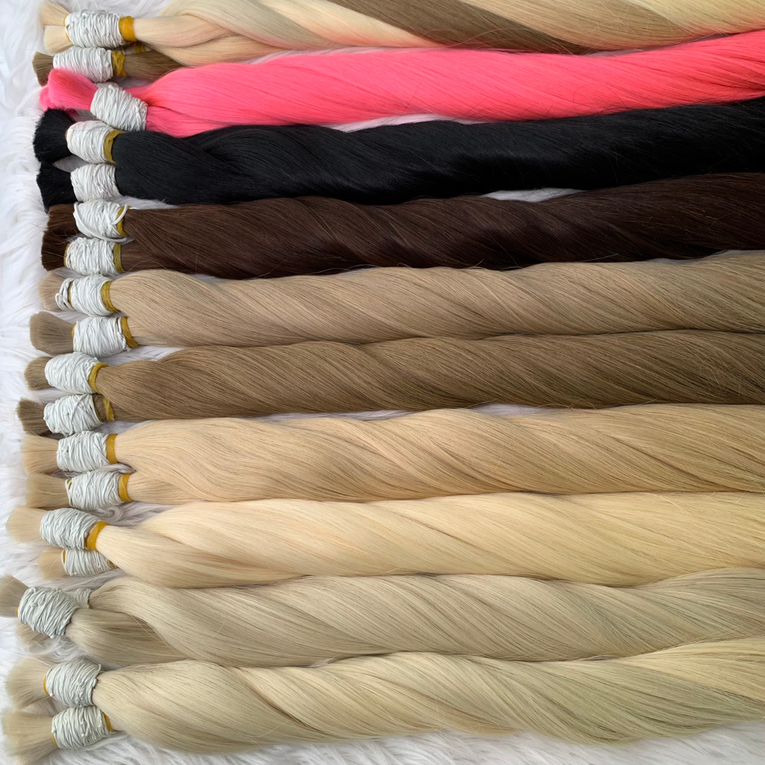 Wholesale Price Grade 12A Bulk Many Color Hair Extensions 6”- 48” 100% ...